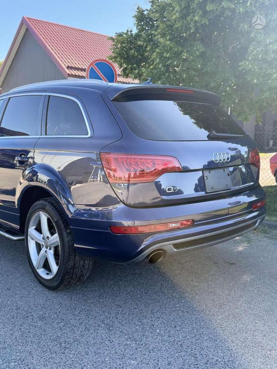 Синий Ауди Ку 7 2012 в Шяуляй, объемом двигателя 3.00 л и пробегом 156 тыс. км за 6900 €, фото 5 на AUTOMOTO.COM.LV