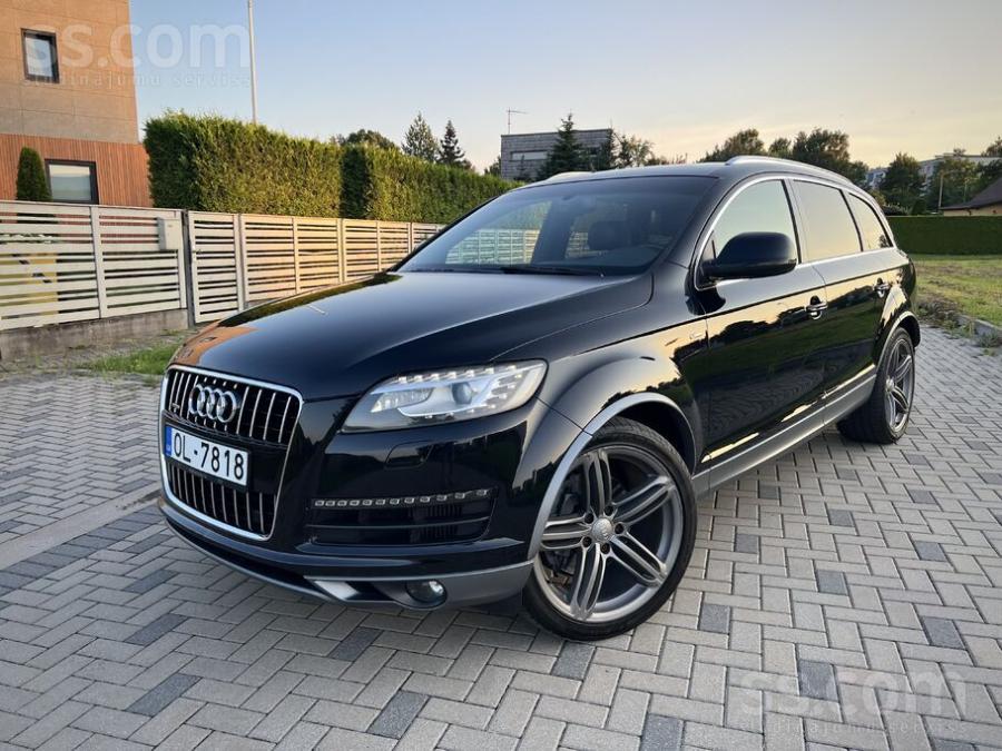 Zils Audi Q7 2012 Rīga, ar dzinēja tilpumu 3.00 L un nobraukumu 228 tūkst. km par 14950 €, foto 1 vietnē AUTOMOTO.COM.LV