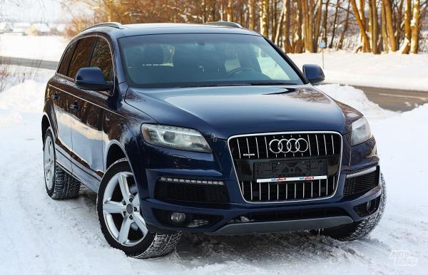 Zils Audi Q7 2013 Petrikaičiai, ar dzinēja tilpumu 3.00 L un nobraukumu 249 tūkst. km par 8199 €, foto 1 vietnē AUTOMOTO.COM.LV