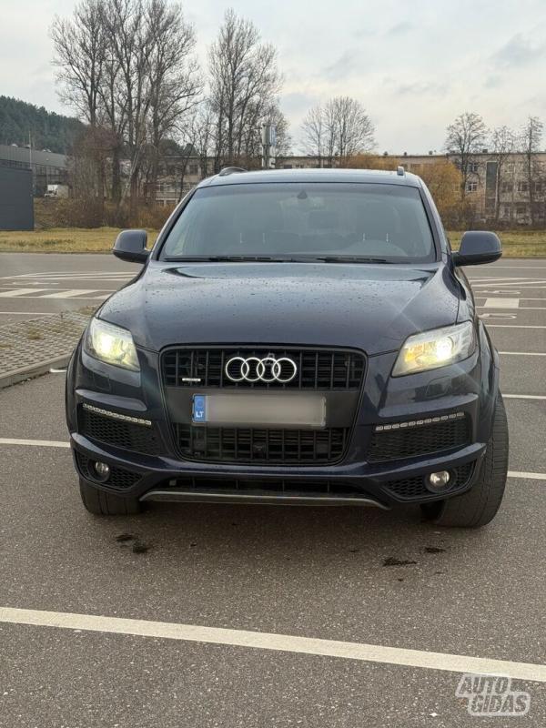 Blue Audi Q7 2013 in Vilnius, with an engine capacity of 3.00 L and mileage of 264 thousand km for 12700 €, photo 1 on AUTOMOTO.COM.LV