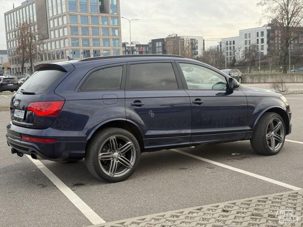 Blue Audi Q7 2013 in Vilnius, with an engine capacity of 3.00 L and mileage of 264 thousand km for 12700 €, photo 2 on AUTOMOTO.COM.LV