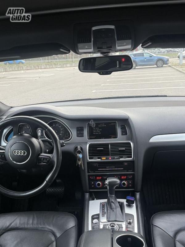 Blue Audi Q7 2013 in Vilnius, with an engine capacity of 3.00 L and mileage of 264 thousand km for 12700 €, photo 7 on AUTOMOTO.COM.LV