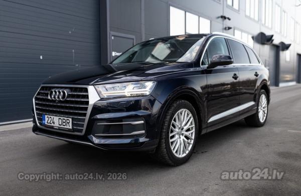 Blue Audi Q7 2015 in Tallinn, with an engine capacity of 3.00 L and mileage of 187 thousand km for 22900 €, photo 1 on AUTOMOTO.COM.LV
