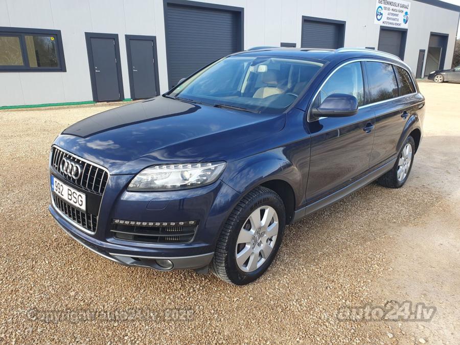 Blue Audi Q7 2015 in Tallinn, with an engine capacity of 3.00 L and mileage of 208 thousand km for 11990 €, photo 1 on AUTOMOTO.COM.LV