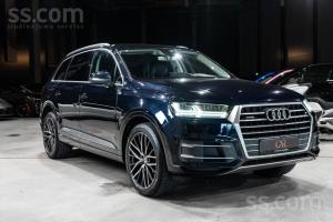 Синий Ауди Ку 7 2015 в Рига, объемом двигателя 3.00 л и пробегом 189 тыс. км за 23900 €, фото 4 на AUTOMOTO.COM.LV