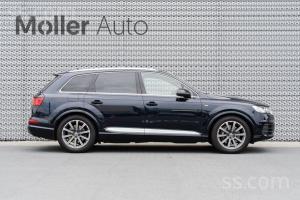 Blue Audi Q7 2015 in Riga, with an engine capacity of 3.00 L and mileage of 259 thousand km for 26700 €, photo 6 on AUTOMOTO.COM.LV