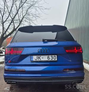 Zils Audi Q7 2016 Rīga, ar dzinēja tilpumu 4.00 L un nobraukumu 329 tūkst. km par 28500 €, foto 4 vietnē AUTOMOTO.COM.LV