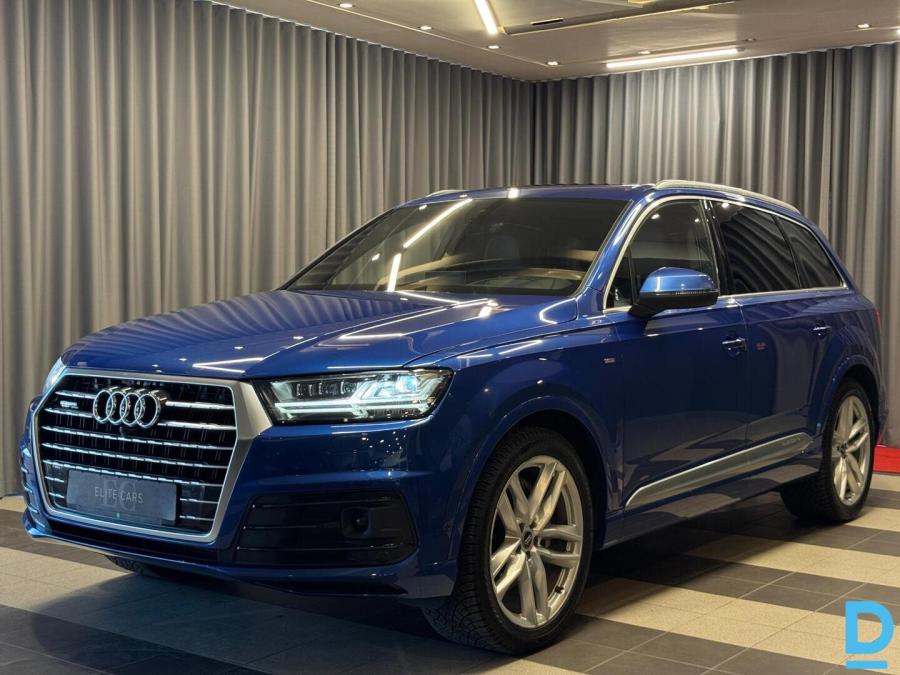 Zils Audi Q7 2016 Mārupe, ar dzinēja tilpumu 3.00 L un nobraukumu 143 tūkst. km par 31990 €, foto 1 vietnē AUTOMOTO.COM.LV