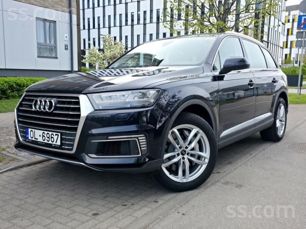 Синий Ауди Ку 7 2016 в Рига, объемом двигателя 3.00 л и пробегом 211 тыс. км за 24900 €, фото 1 на AUTOMOTO.COM.LV