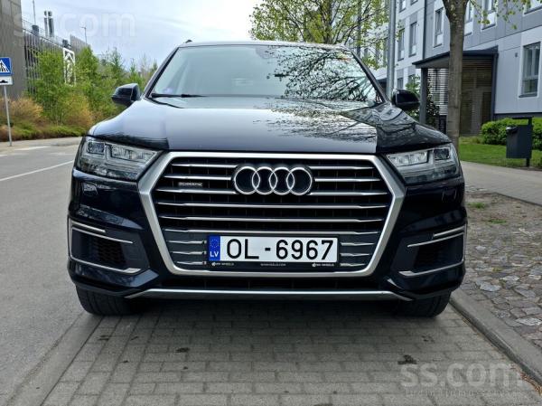 Синий Ауди Ку 7 2016 в Рига, объемом двигателя 3.00 л и пробегом 211 тыс. км за 24900 €, фото 2 на AUTOMOTO.COM.LV
