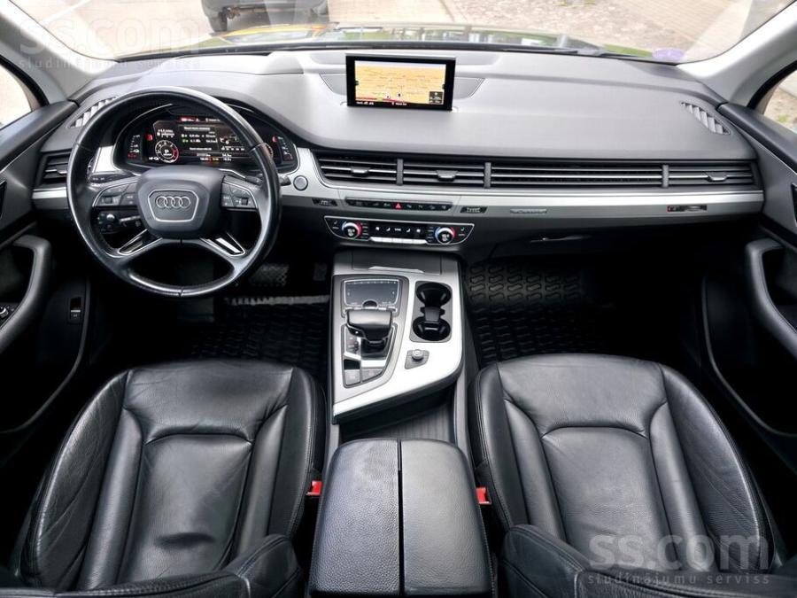 Zils Audi Q7 2016 Rīga, ar dzinēja tilpumu 3.00 L un nobraukumu 211 tūkst. km par 24900 €, foto 10 vietnē AUTOMOTO.COM.LV