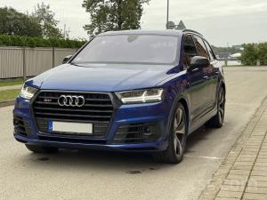 Синий Ауди Ку 7 2016 в Рига, объемом двигателя 4.00 л и пробегом 149 тыс. км за 35250 €, фото 3 на AUTOMOTO.COM.LV