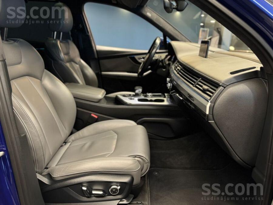 Zils Audi Q7 2016 Rīga, ar dzinēja tilpumu 3.00 L un nobraukumu 143 tūkst. km par 30990 €, foto 17 vietnē AUTOMOTO.COM.LV