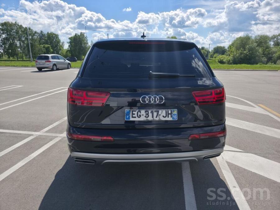 Синий Ауди Ку 7 2016 в Даугавпилс, объемом двигателя 3.00 л и пробегом 330 тыс. км за 19500 €, фото 13 на AUTOMOTO.COM.LV