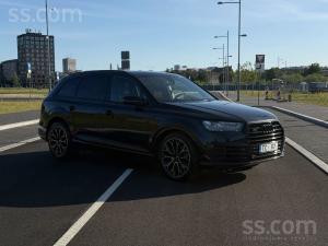 Zils Audi Q7 2016 Rīga, ar dzinēja tilpumu 4.00 L un nobraukumu 153 tūkst. km par 35499 €, foto  vietnē AUTOMOTO.COM.LV