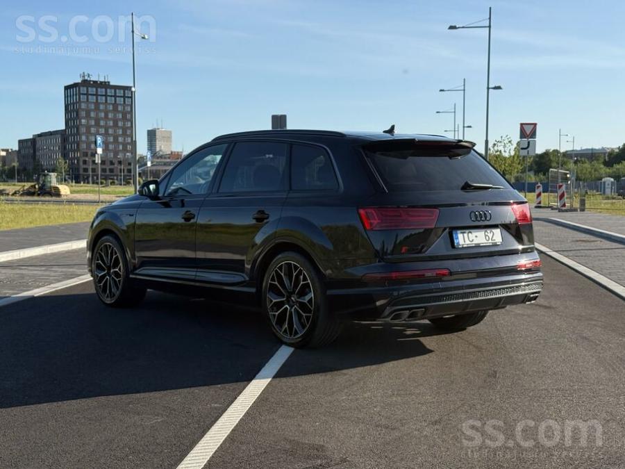 Blue Audi Q7 2016 in Riga, with an engine capacity of 4.00 L and mileage of 153 thousand km for 35499 €, photo 14 on AUTOMOTO.COM.LV