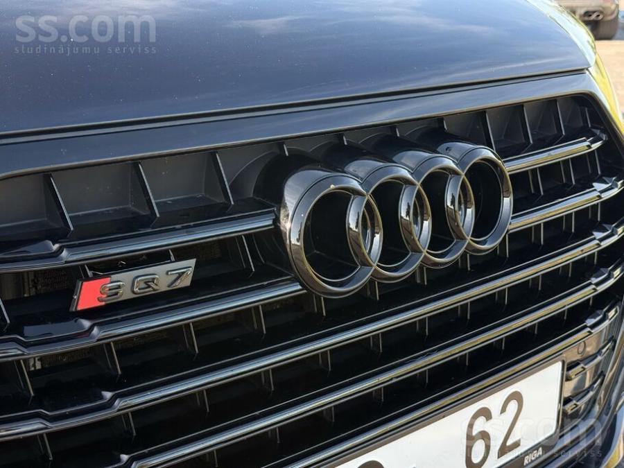 Blue Audi Q7 2016 in Riga, with an engine capacity of 4.00 L and mileage of 153 thousand km for 35499 €, photo 16 on AUTOMOTO.COM.LV