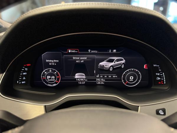 Zils Audi Q7 2016 Rīga, ar dzinēja tilpumu 3.00 L un nobraukumu 143 tūkst. km par 29990 €, foto 10 vietnē AUTOMOTO.COM.LV