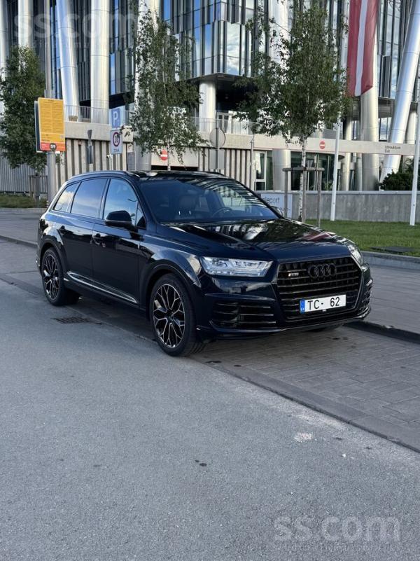 Zils Audi Q7 2016 Rīga, ar dzinēja tilpumu 4.00 L un nobraukumu 154 tūkst. km par 34799 €, foto 2 vietnē AUTOMOTO.COM.LV