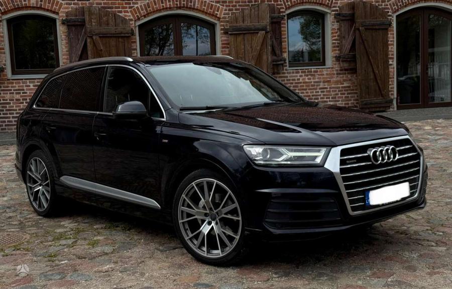 Zils Audi Q7 2016 Klaipėda, ar dzinēja tilpumu 2.97 L un nobraukumu 342 tūkst. km par 18700 €, foto 11 vietnē AUTOMOTO.COM.LV