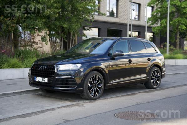 Zils Audi Q7 2016 Rīga, ar dzinēja tilpumu 4.00 L un nobraukumu 154 tūkst. km par 34599 €, foto 1 vietnē AUTOMOTO.COM.LV