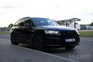 Blue Audi Q7 2016 in Riga, with an engine capacity of 4.00 L and mileage of 154 thousand km for 34599 €, photo 9 on AUTOMOTO.COM.LV