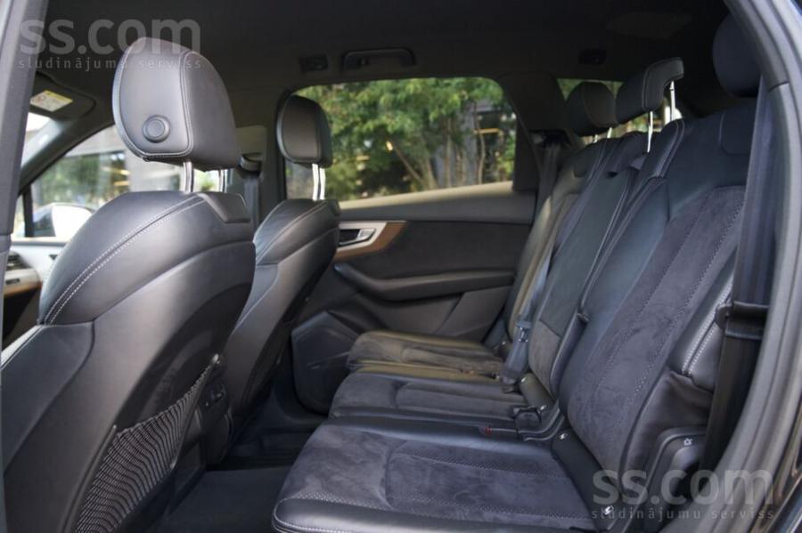 Blue Audi Q7 2016 in Riga, with an engine capacity of 4.00 L and mileage of 154 thousand km for 34599 €, photo 17 on AUTOMOTO.COM.LV