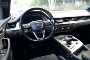 Blue Audi Q7 2016 in Riga, with an engine capacity of 4.00 L and mileage of 154 thousand km for 34599 €, photo 18 on AUTOMOTO.COM.LV
