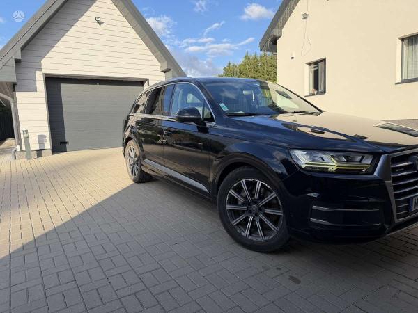 Blue Audi Q7 2016 in Vilnius, with an engine capacity of 2.97 L and mileage of 250 thousand km for 18200 €, photo 3 on AUTOMOTO.COM.LV