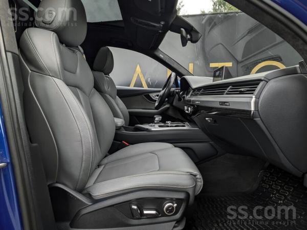 Blue Audi Q7 2016 in Tukums, with an engine capacity of 3.00 L and mileage of 260 thousand km for 25500 €, photo 7 on AUTOMOTO.COM.LV