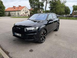 Zils Audi Q7 2016 Kauņa, ar dzinēja tilpumu 2.97 L un nobraukumu 194 tūkst. km par 24750 €, foto  vietnē AUTOMOTO.COM.LV