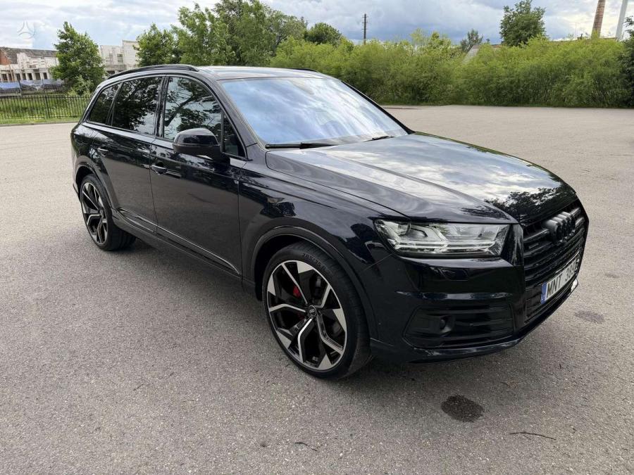Zils Audi Q7 2016 Kauņa, ar dzinēja tilpumu 2.97 L un nobraukumu 194 tūkst. km par 24750 €, foto 5 vietnē AUTOMOTO.COM.LV