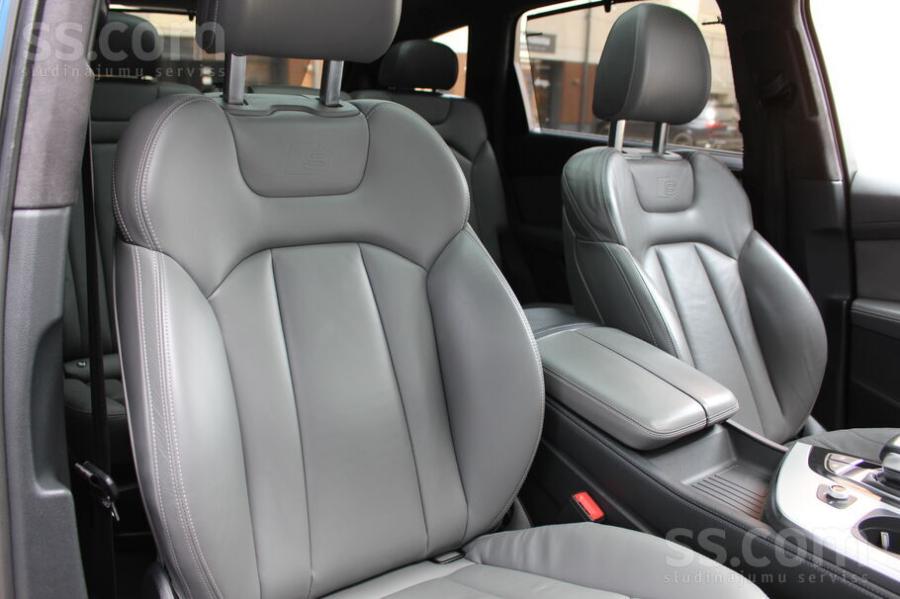Zils Audi Q7 2016 Rīga, ar dzinēja tilpumu 3.00 L un nobraukumu 145 tūkst. km par 29480 €, foto 12 vietnē AUTOMOTO.COM.LV
