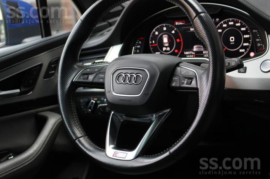 Zils Audi Q7 2016 Rīga, ar dzinēja tilpumu 3.00 L un nobraukumu 145 tūkst. km par 29480 €, foto 15 vietnē AUTOMOTO.COM.LV