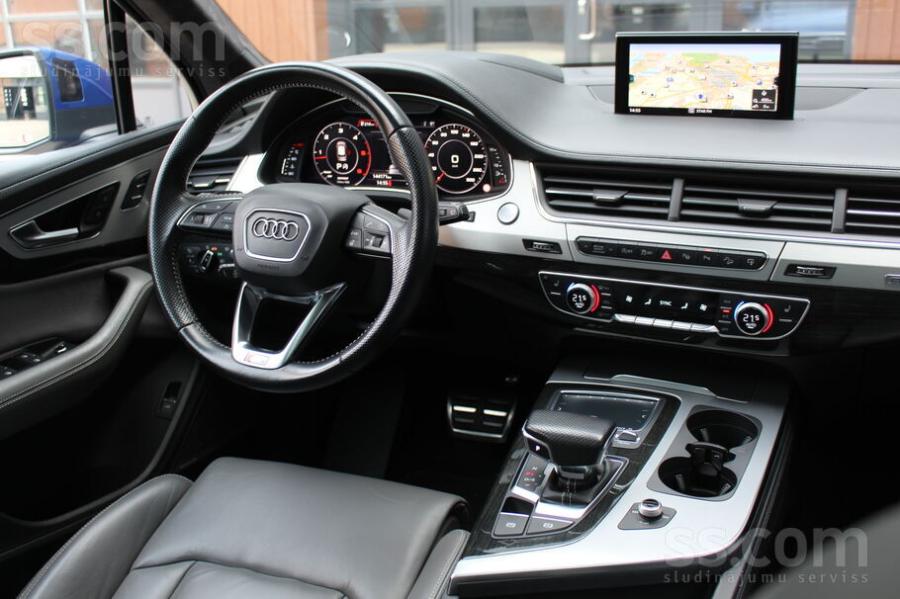 Zils Audi Q7 2016 Rīga, ar dzinēja tilpumu 3.00 L un nobraukumu 145 tūkst. km par 29480 €, foto 16 vietnē AUTOMOTO.COM.LV