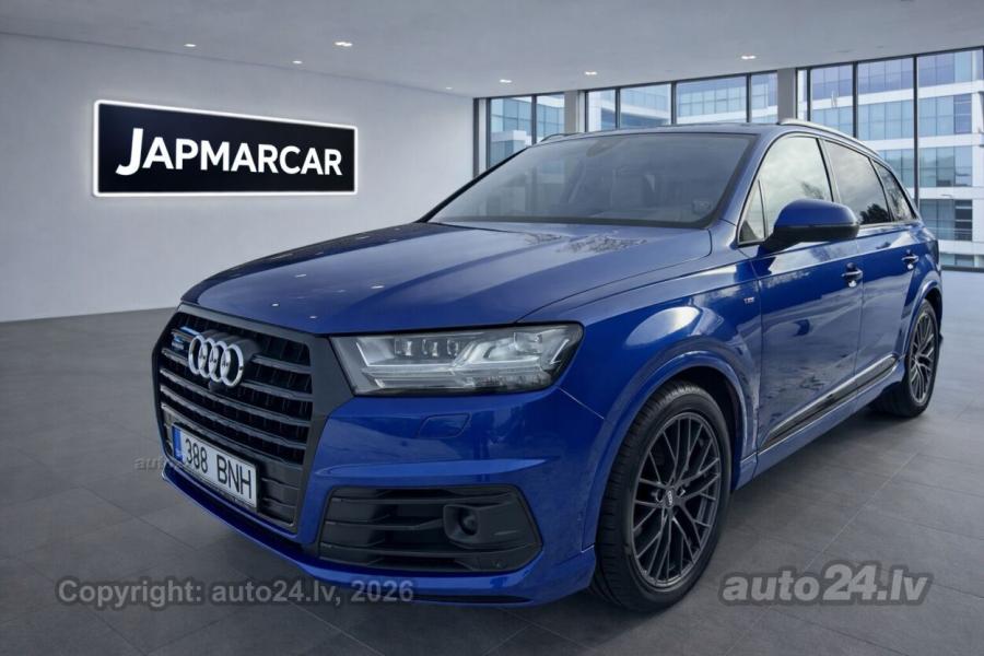 Zils Audi Q7 2017 Tallina, ar dzinēja tilpumu 3.00 L un nobraukumu 215 tūkst. km par 29900 €, foto 1 vietnē AUTOMOTO.COM.LV