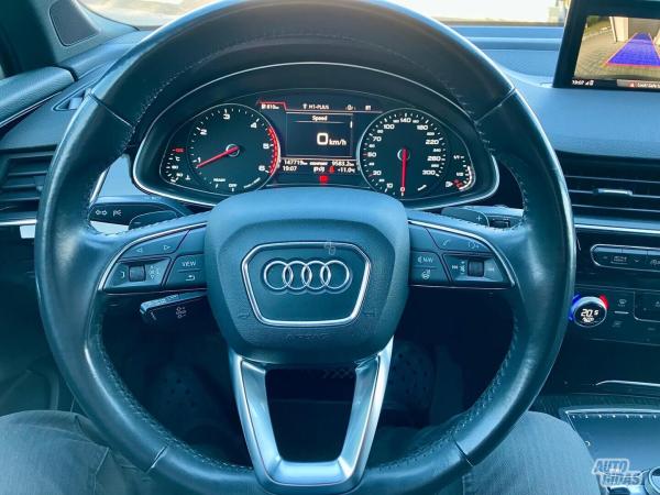 Zils Audi Q7 2017 Viļņa, ar dzinēja tilpumu 3.00 L un nobraukumu 147 tūkst. km par 34750 €, foto 10 vietnē AUTOMOTO.COM.LV