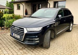 Zils Audi Q7 2017 Viļņa, ar dzinēja tilpumu 3.00 L un nobraukumu 147 tūkst. km par 29750 €, foto  vietnē AUTOMOTO.COM.LV