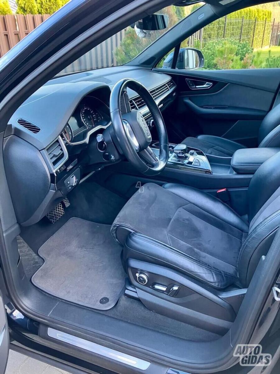 Zils Audi Q7 2017 Viļņa, ar dzinēja tilpumu 3.00 L un nobraukumu 147 tūkst. km par 29750 €, foto 15 vietnē AUTOMOTO.COM.LV