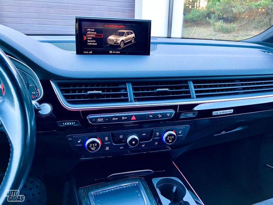 Zils Audi Q7 2017 Viļņa, ar dzinēja tilpumu 3.00 L un nobraukumu 147 tūkst. km par 29750 €, foto 31 vietnē AUTOMOTO.COM.LV