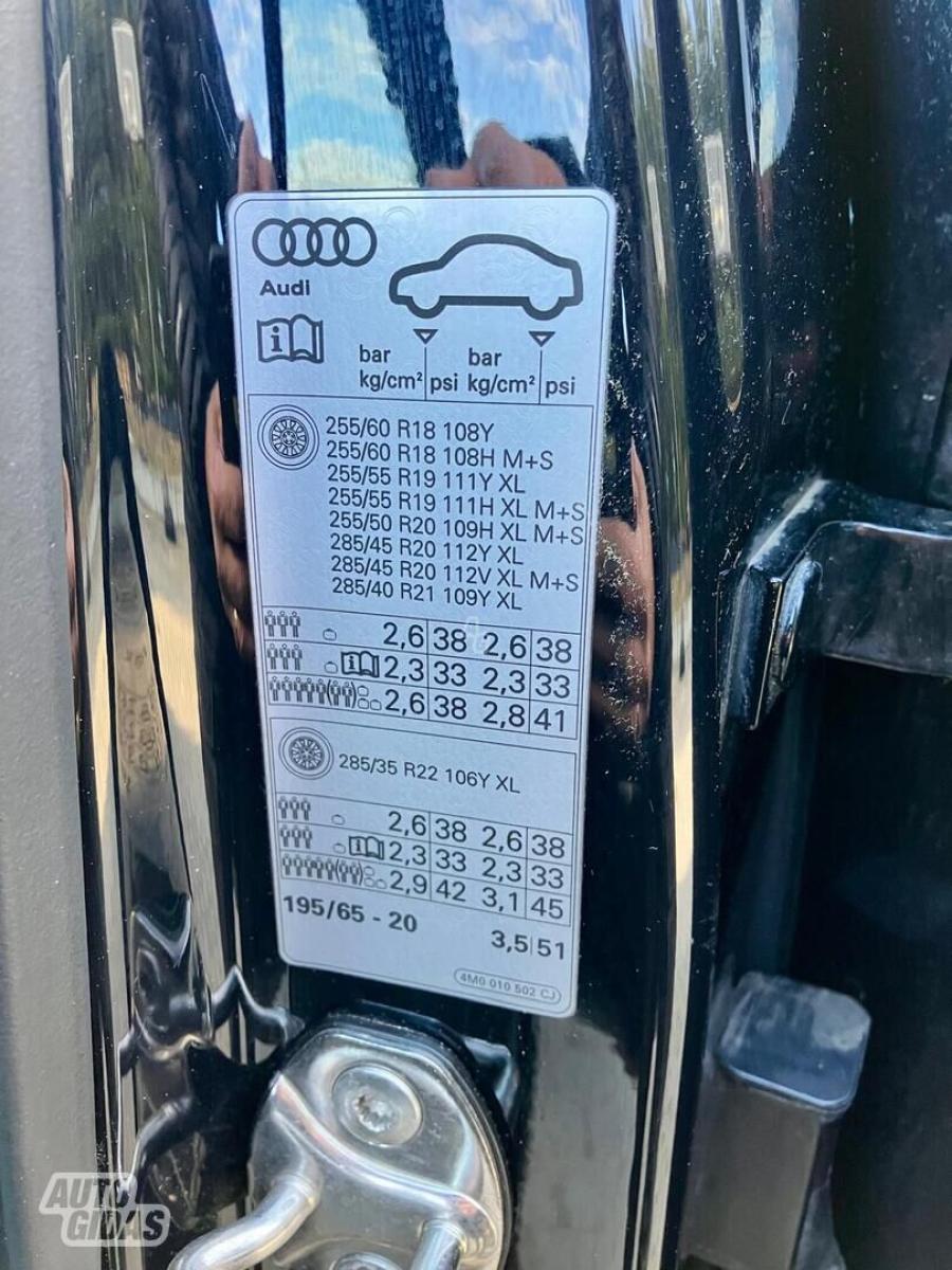 Zils Audi Q7 2017 Viļņa, ar dzinēja tilpumu 3.00 L un nobraukumu 147 tūkst. km par 29750 €, foto 33 vietnē AUTOMOTO.COM.LV