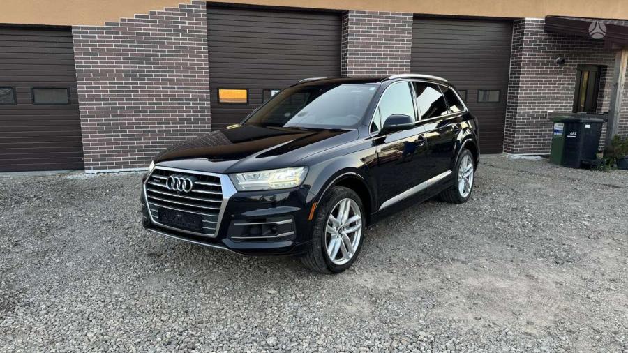 Blue Audi Q7 2017 in Vilnius, with an engine capacity of 3.00 L and mileage of 236 thousand km for 13300 €, photo 1 on AUTOMOTO.COM.LV