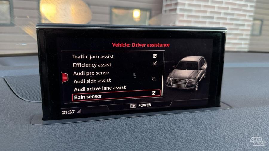 Zils Audi Q7 2017 Viļņa, ar dzinēja tilpumu 3.00 L un nobraukumu 236 tūkst. km par 13300 €, foto 14 vietnē AUTOMOTO.COM.LV