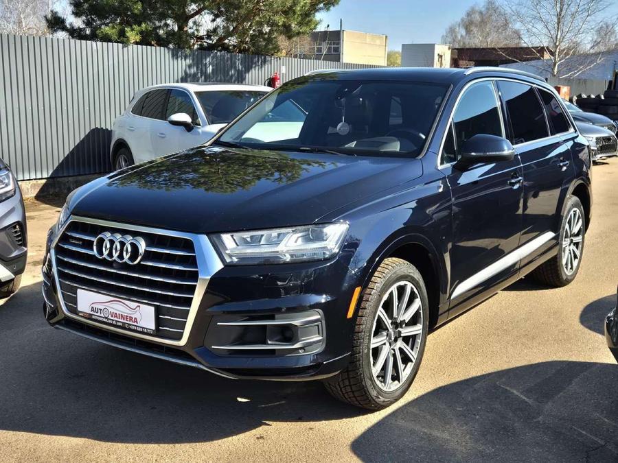 Blue Audi Q7 2017 in Vilnius, with an engine capacity of 3.00 L and mileage of 230 thousand km for 19999 €, photo 3 on AUTOMOTO.COM.LV