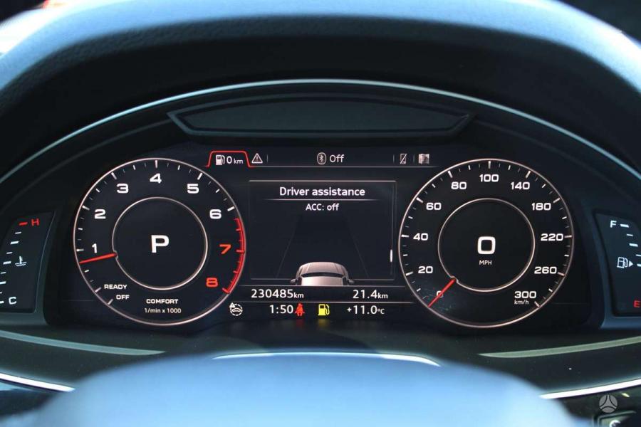 Blue Audi Q7 2017 in Vilnius, with an engine capacity of 3.00 L and mileage of 230 thousand km for 19999 €, photo 8 on AUTOMOTO.COM.LV