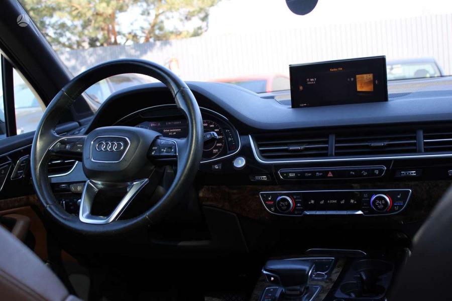 Blue Audi Q7 2017 in Vilnius, with an engine capacity of 3.00 L and mileage of 230 thousand km for 19999 €, photo 15 on AUTOMOTO.COM.LV