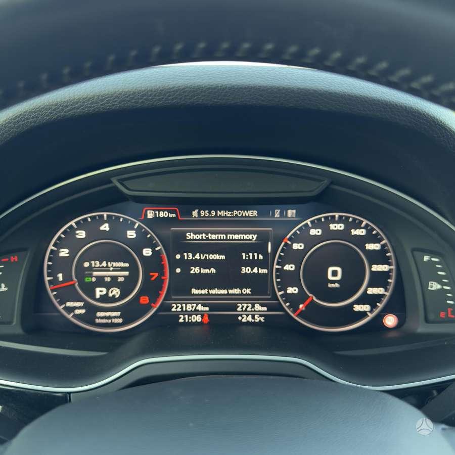 Zils Audi Q7 2017 Tauragė, ar dzinēja tilpumu 3.00 L un nobraukumu 221 tūkst. km par 20900 €, foto 25 vietnē AUTOMOTO.COM.LV