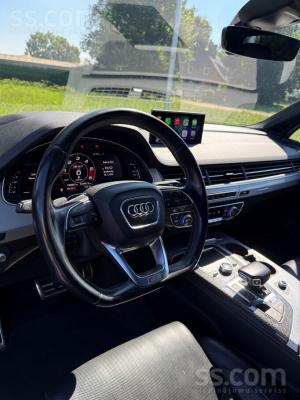 Blue Audi Q7 2017 in Riga, with an engine capacity of 4.00 L and mileage of 199 thousand km for 33000 €, photo 6 on AUTOMOTO.COM.LV