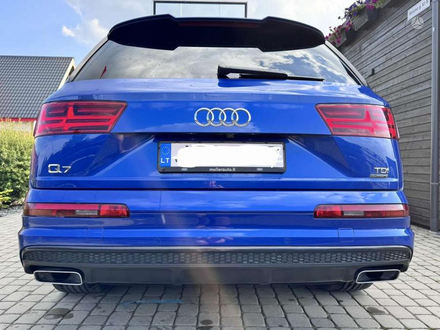 Zils Audi Q7 2017 Viļņa, ar dzinēja tilpumu 2.97 L un nobraukumu 298 tūkst. km par 27500 €, foto 6 vietnē AUTOMOTO.COM.LV