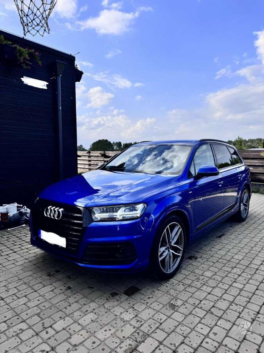 Zils Audi Q7 2017 Viļņa, ar dzinēja tilpumu 2.97 L un nobraukumu 298 tūkst. km par 27500 €, foto 15 vietnē AUTOMOTO.COM.LV